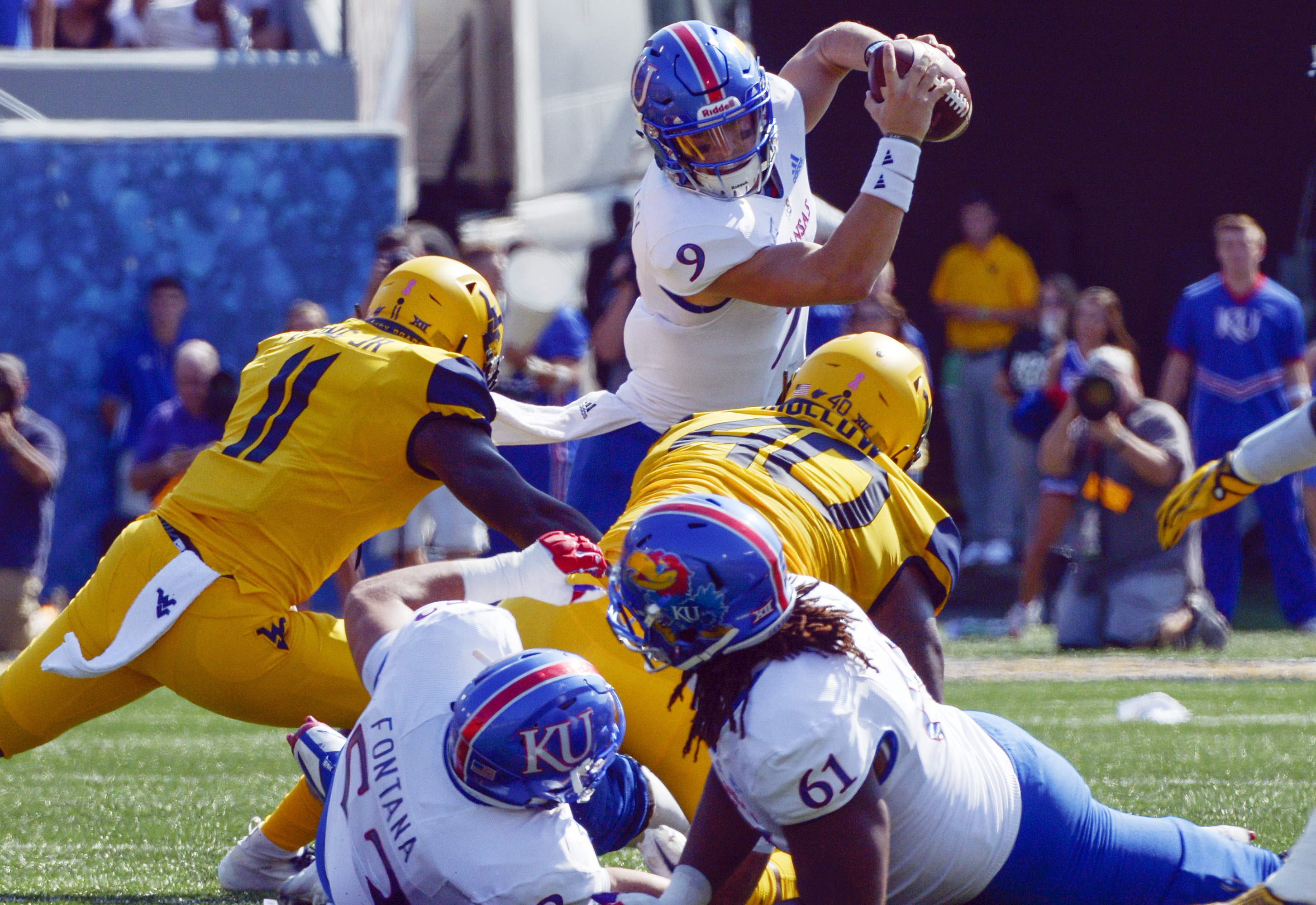 QB Carter Stanley frustrated by struggles in loss at WVU | News, Sports ...